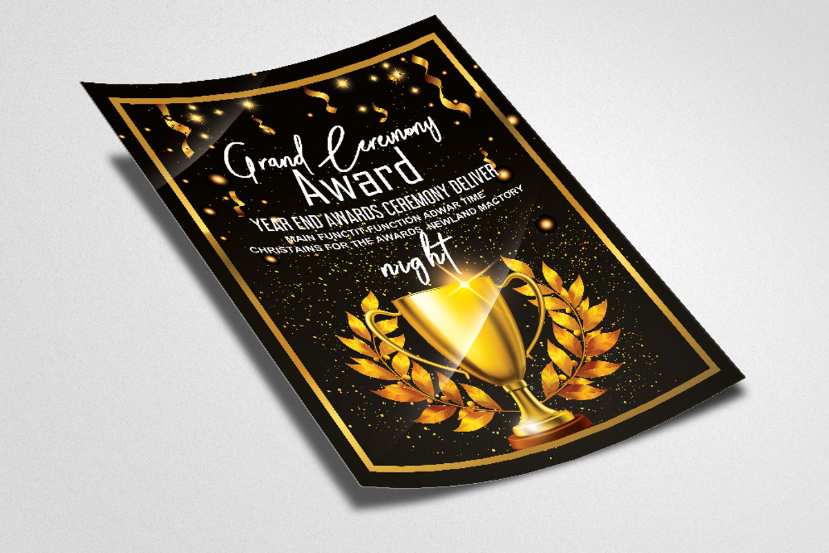 Grand Award Ceremony Flyer/Poster, a Flyer Template by Design Up