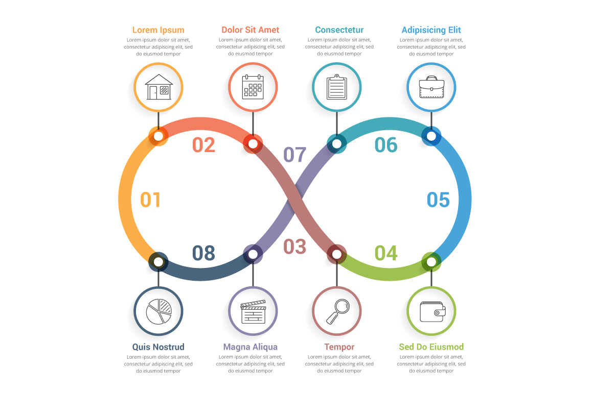 Infinity - Diagram Template, a Graphic by PixMarket | Creative Market