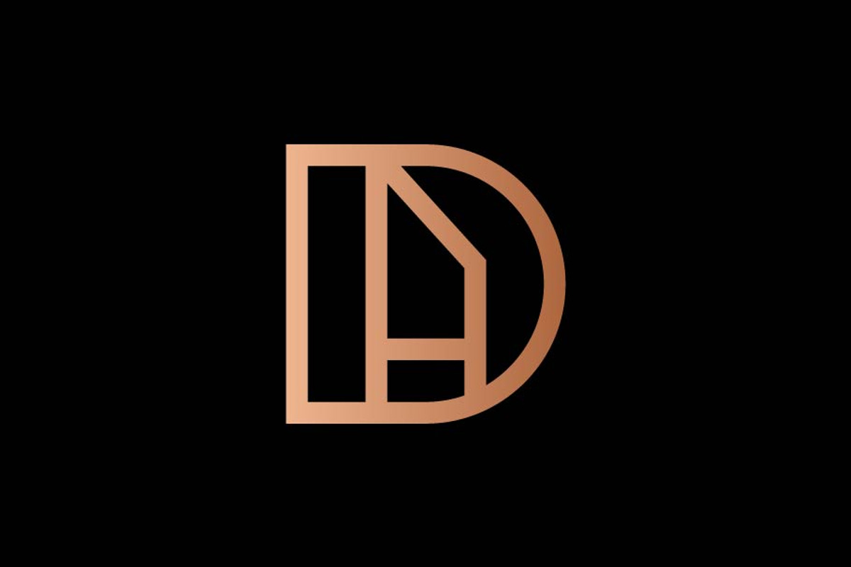 letter DA building logo, a Branding & Logo Template by Akdesain ...