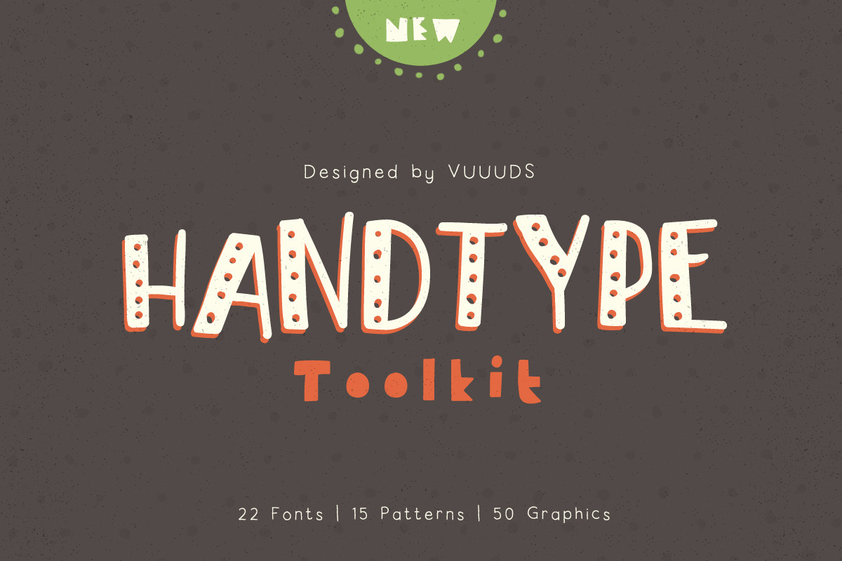 Handtype Toolkit, a Handwritten Font by vuuuds