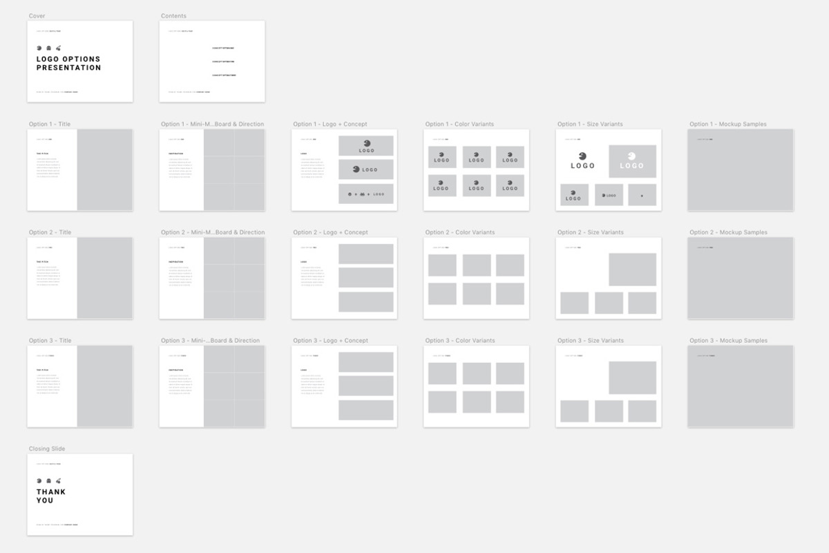 Logo Options Presentation, a Branding & Logo Template by Loudoun Design Co.