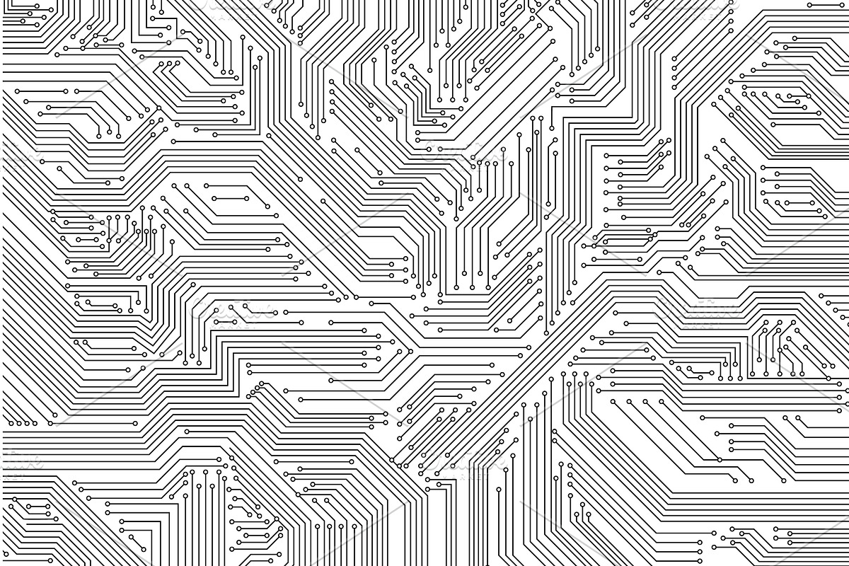 Microchip technology background, a Background Graphic by Valerie Bodnar