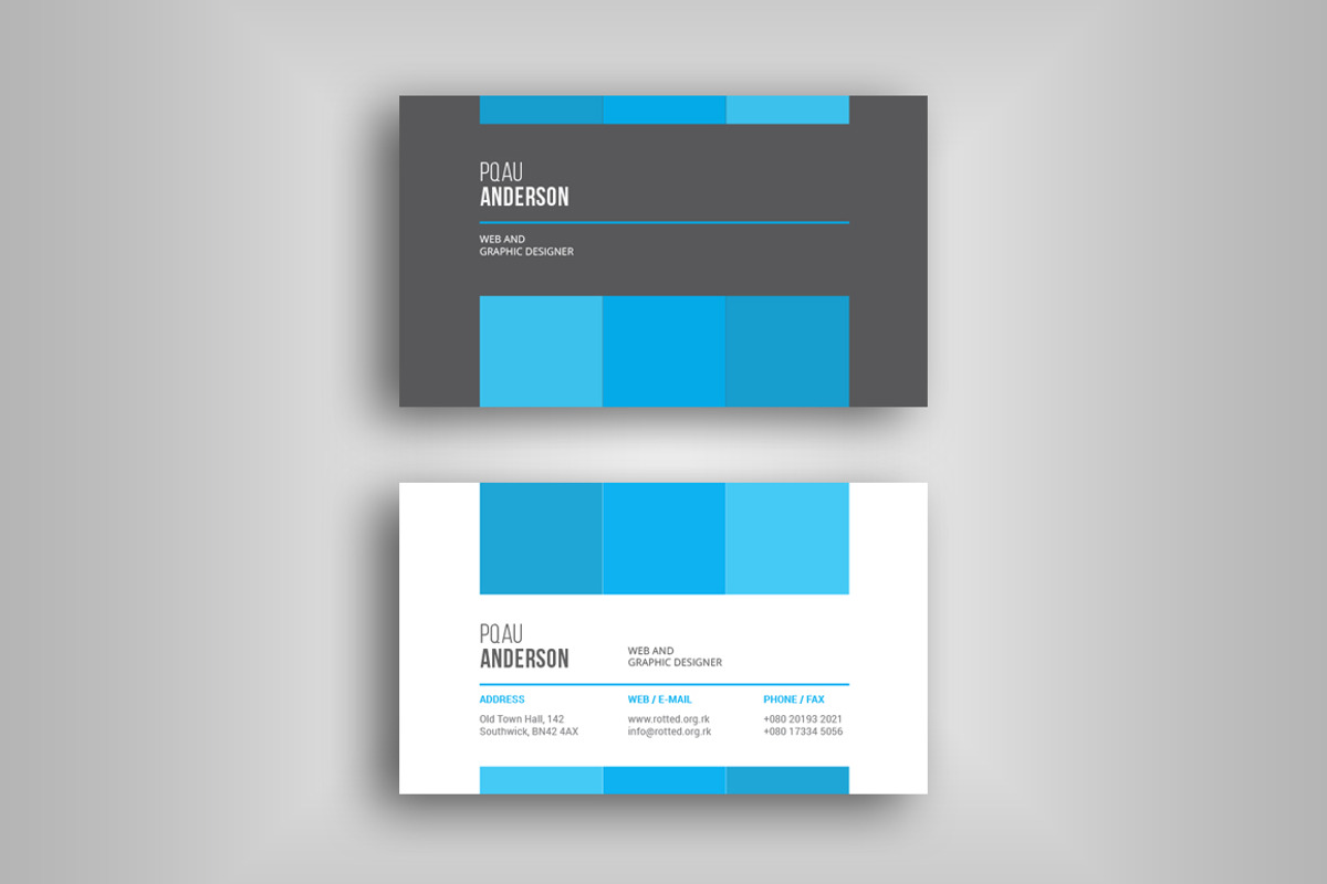 Color Business Card, a Business Card Template by DesignGhar