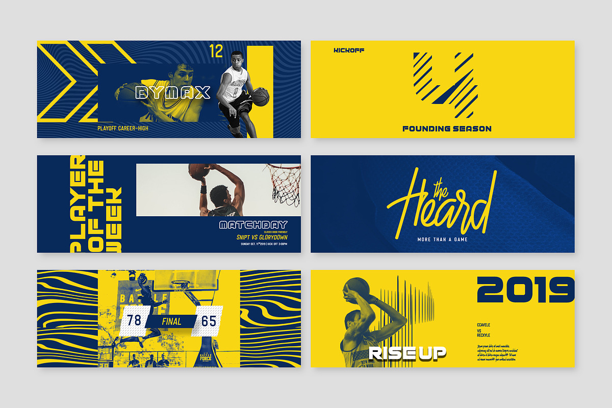 Basketball Facebook Cover Templates, a Social Media Template by Azruca