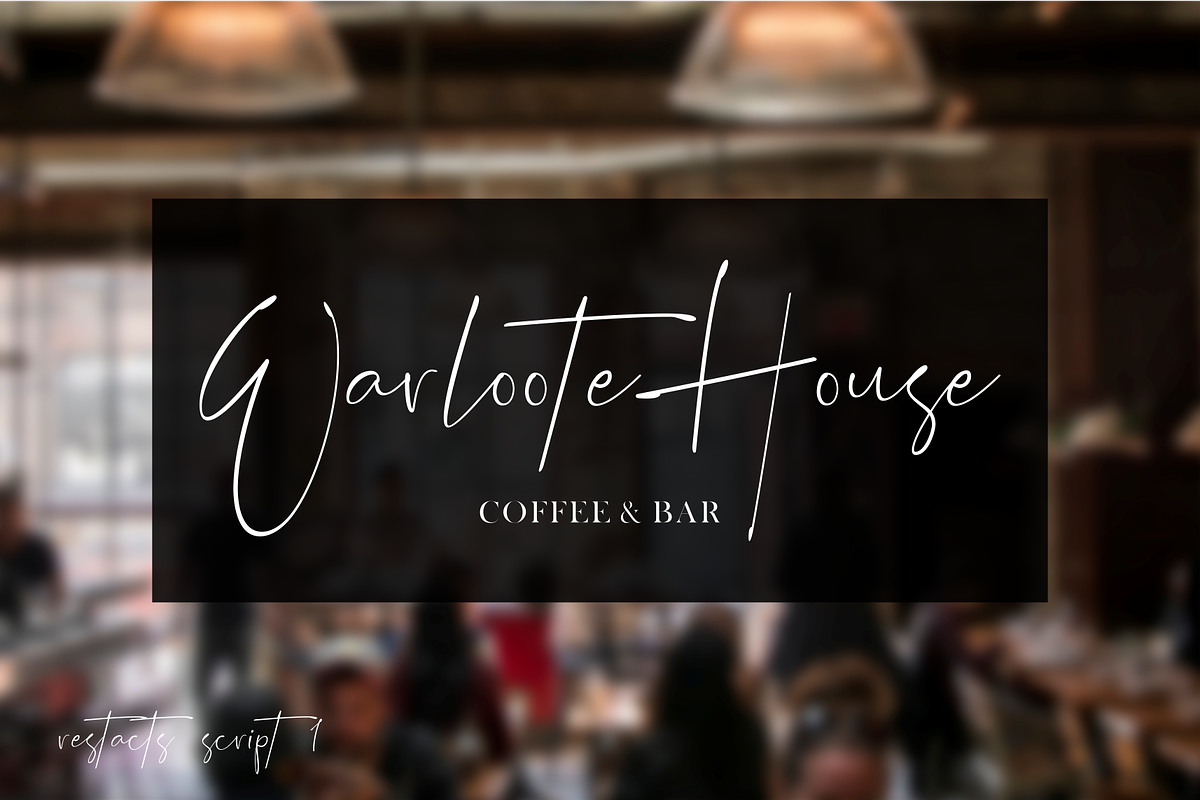 Restacts – Handwritten Script Font