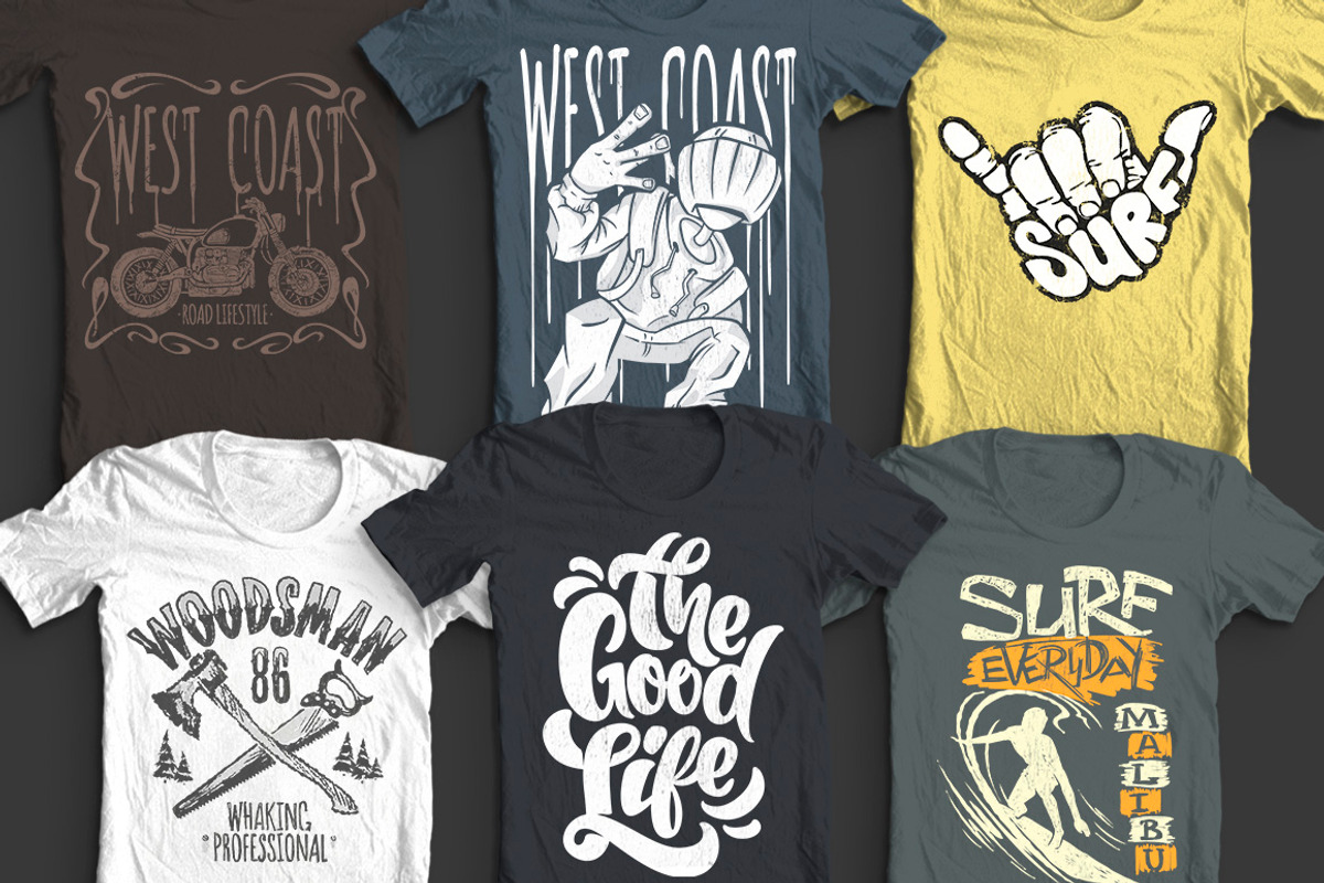 44 T-Shirt designs collection, an Illustration by URBANDRIPS