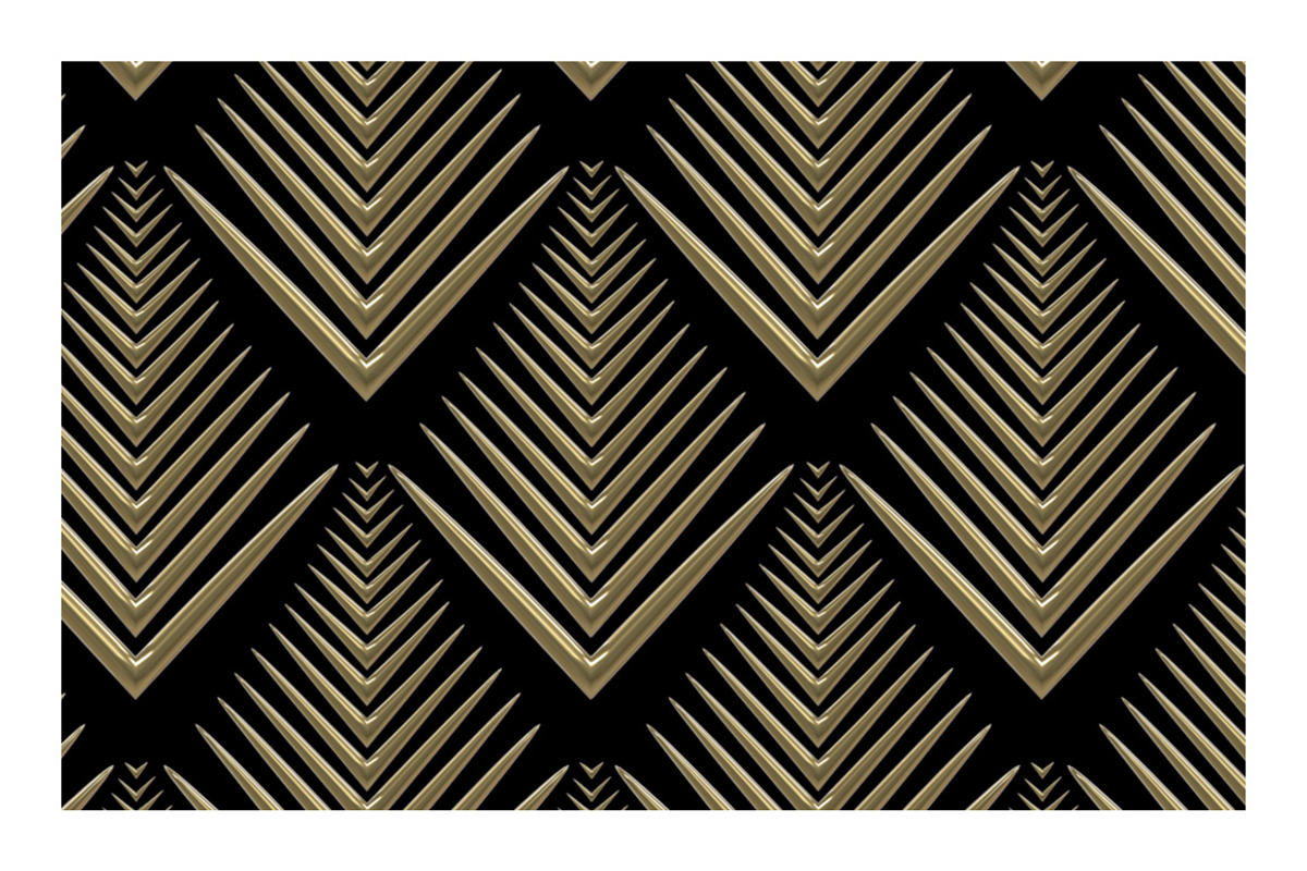 3D Art Deco Patterns for Photoshop, a Pattern Graphic by DesignerCandies