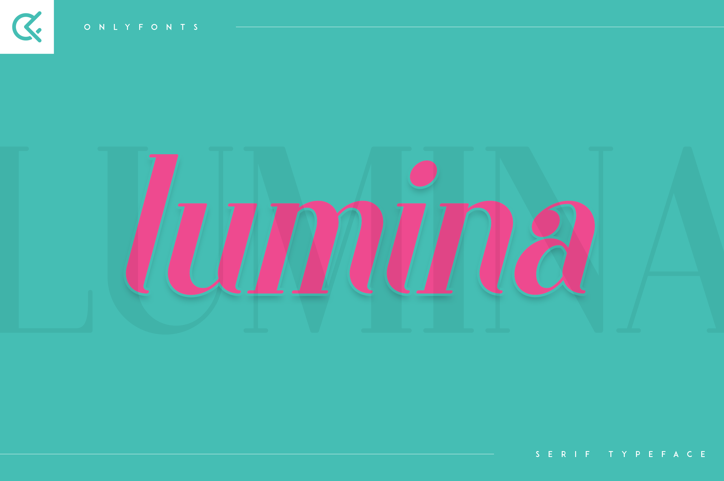 Lumina serif typeface