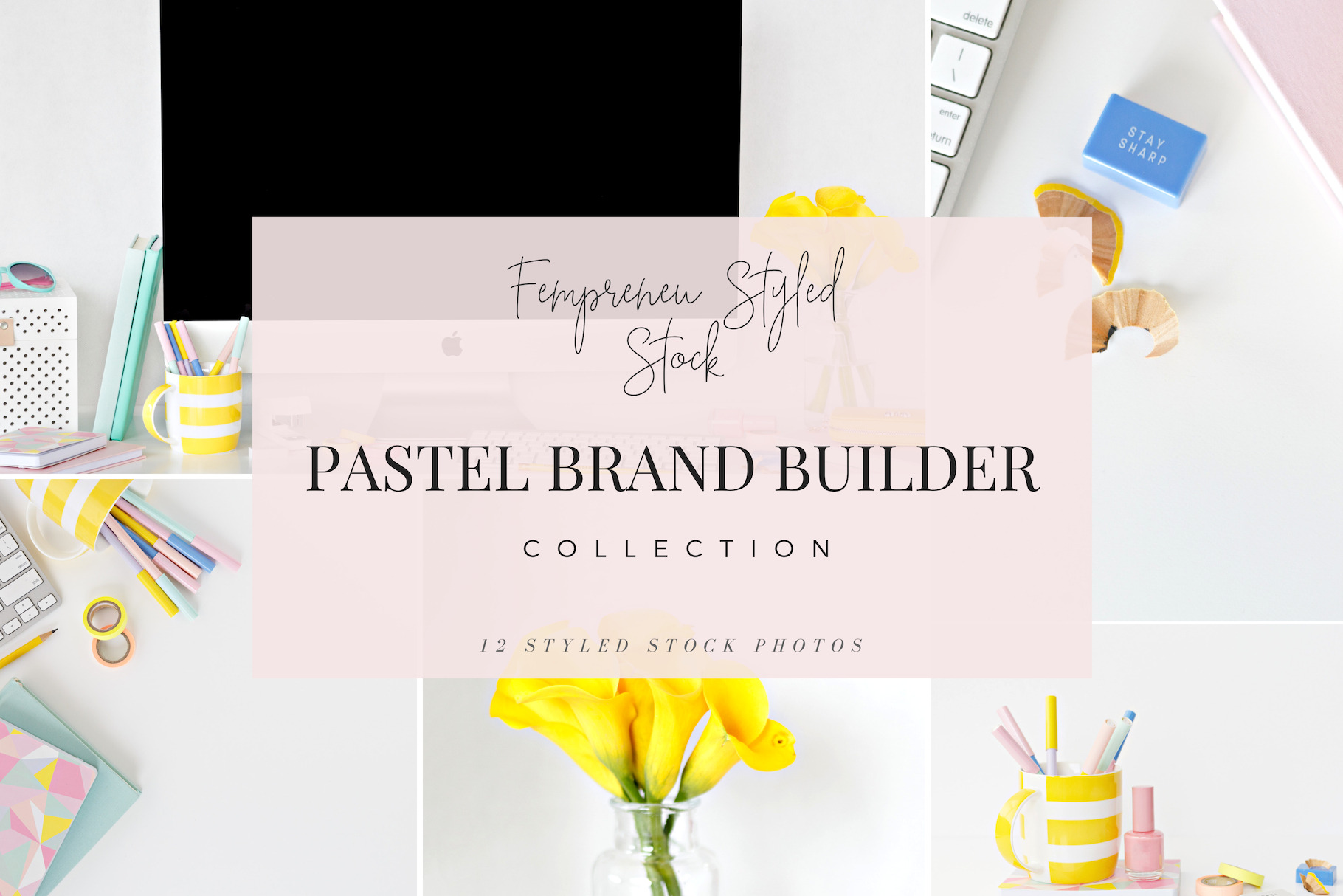 Pastel Brand Builder Bundle, a Business Photo by Fempreneur Styled Stock