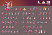 SAMURAI GAME SPRITE, an Illustration by Silpin
