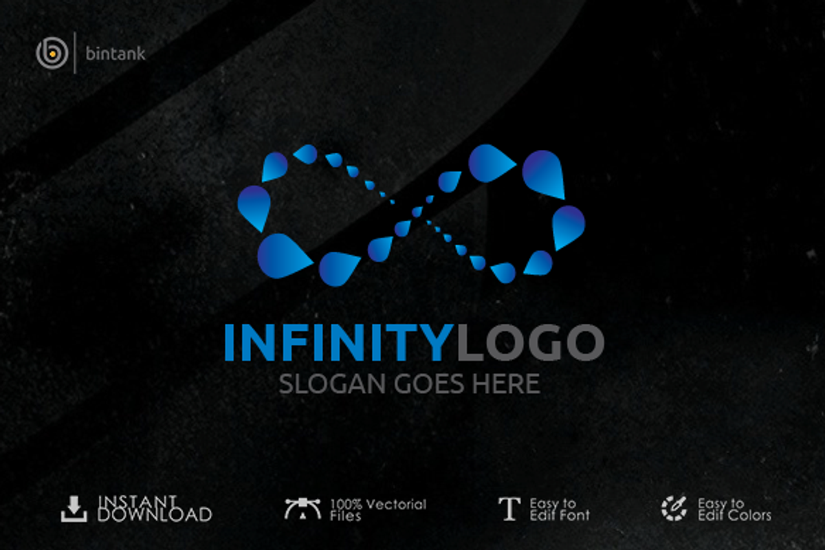 Infinity Logo, a Branding & Logo Template by Bintank Studio