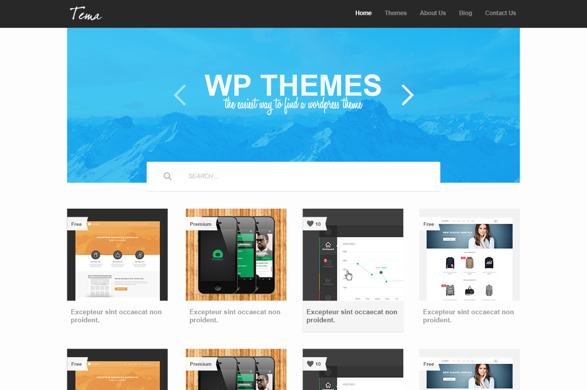 Gallery Web Template, a Templates & Theme by Creative VIP