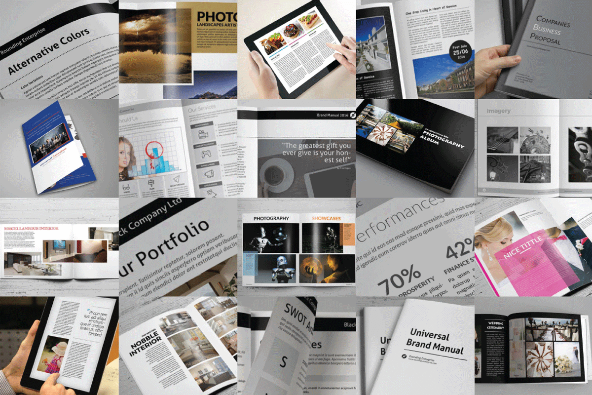 Editorial Templates Mega Bundle, a Templates & Theme by voryu