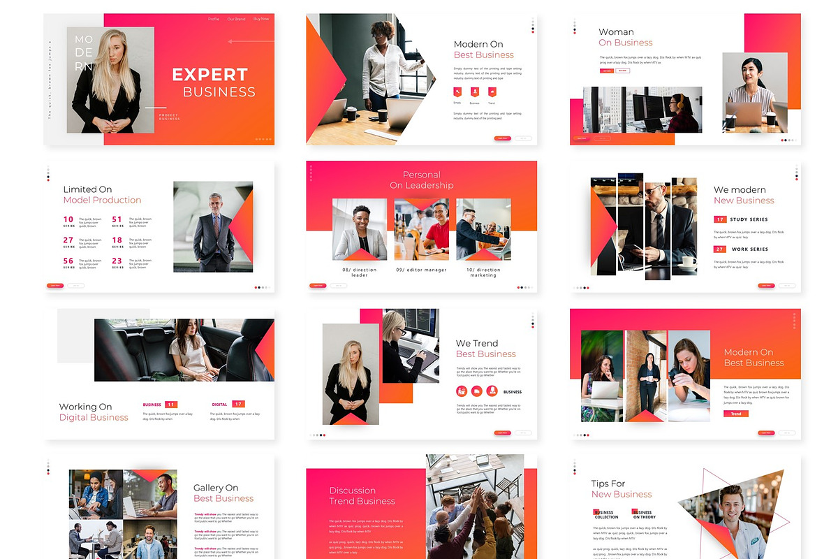 Expert - Powerpoint Template, a Presentation Template by AQR Studio