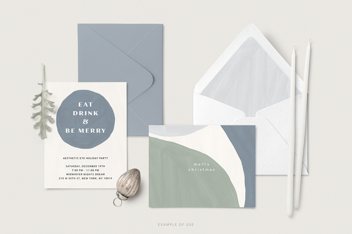 Scandi Christmas Shapes Backgrounds