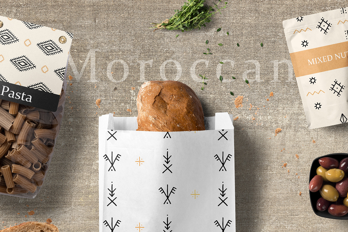 Moroccan Berber Patterns, a Pattern Graphic by Youandigraphics ...