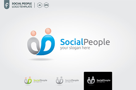 Find person logo template, a Branding & Logo Template by ft.studio