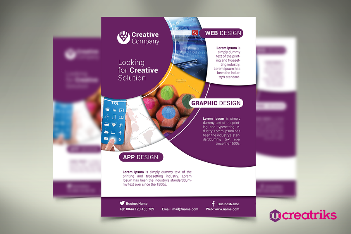 Design Services Flyer, a Flyer Template by Creatricks