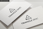Triangle Document Logo Template, a Branding & Logo Template by LogoBuy