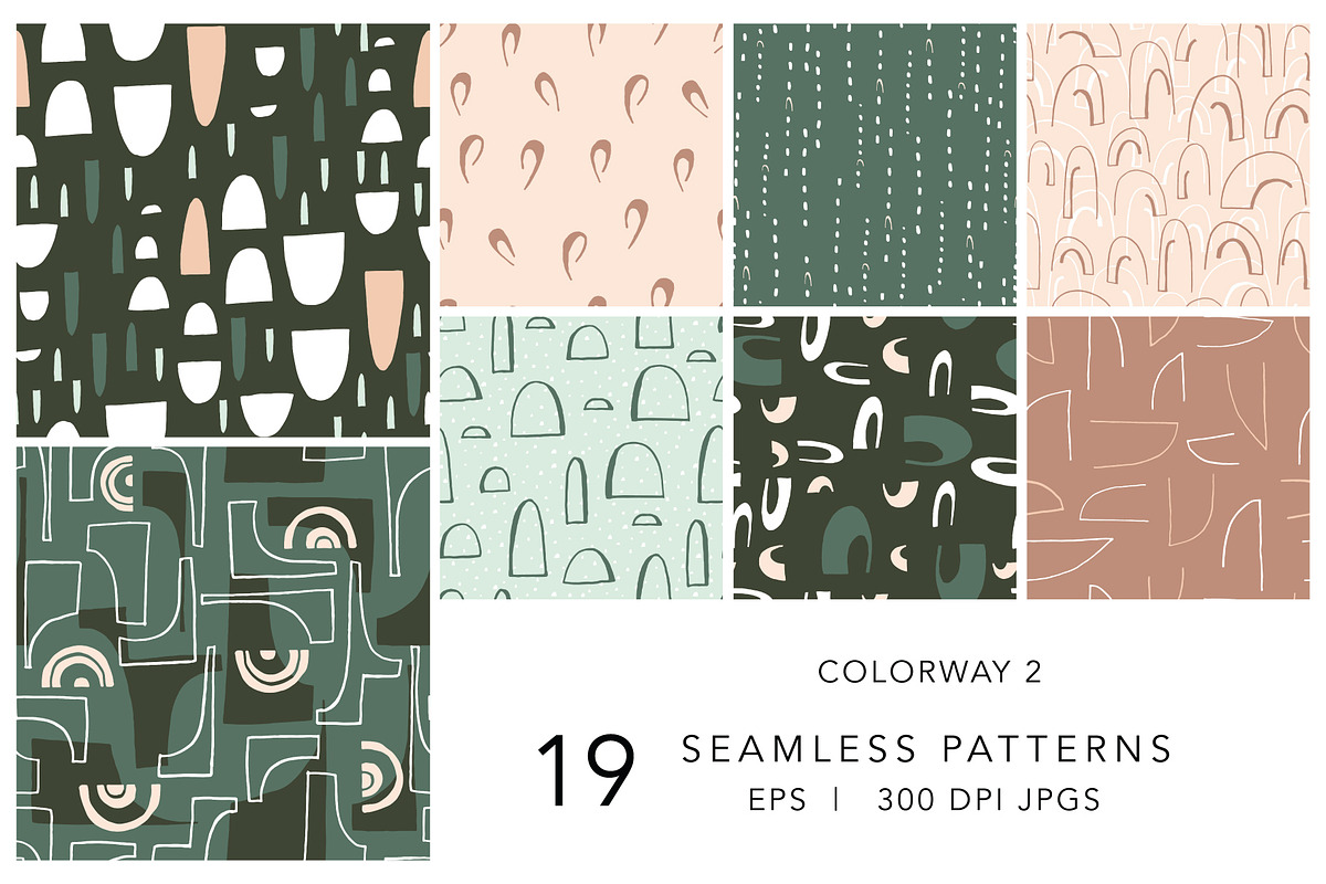 Minimal + Modern Arches | Patterns, a Pattern Graphic by The Collective ...