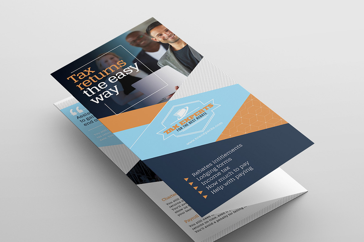 Tax Service Brochure Template, a Brochure Template by BrandPacks