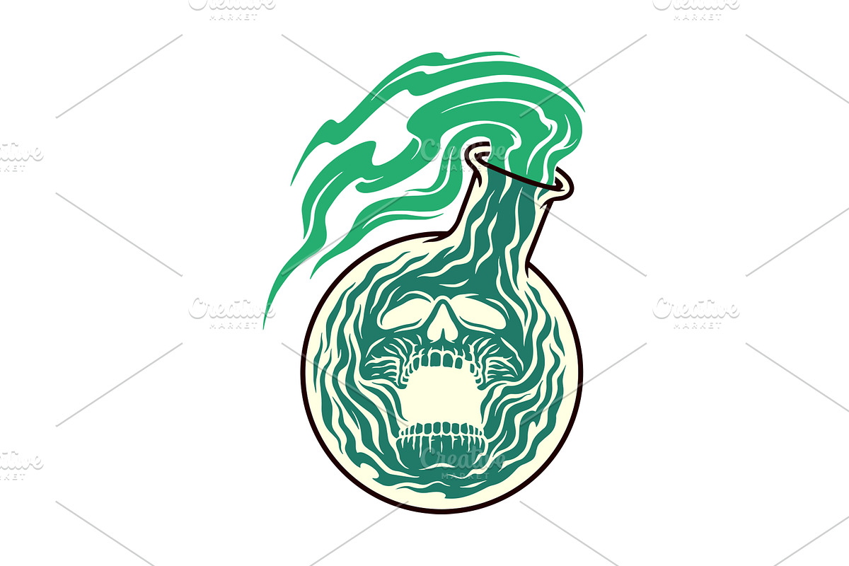 Horror poison illustration, a Person Illustration by gunaonedesign