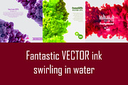Swirling ink in water | Graphic Patterns ~ Creative Market