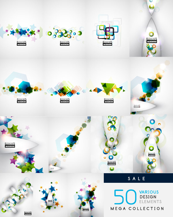 Design elements mega collection, a Background Graphic by antishock
