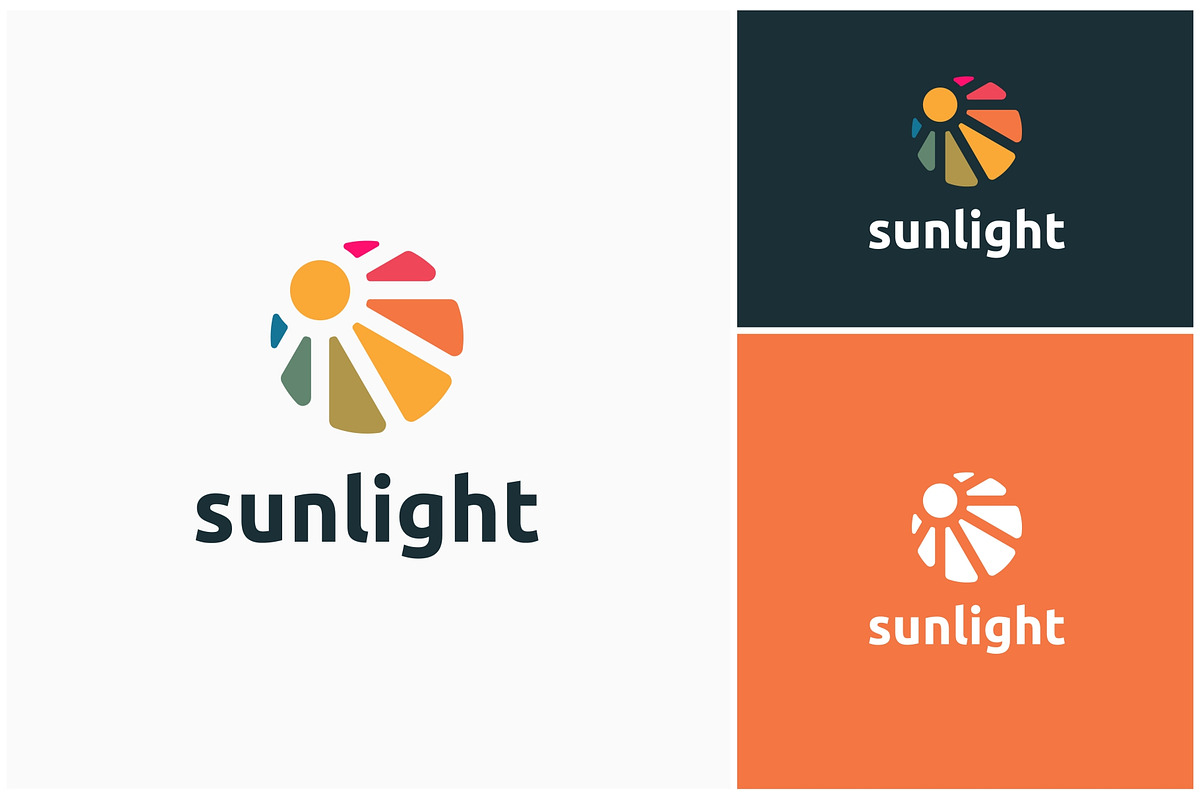 Sun Sunlight Bright Colorful Logo, a Branding & Logo Template by sore ...
