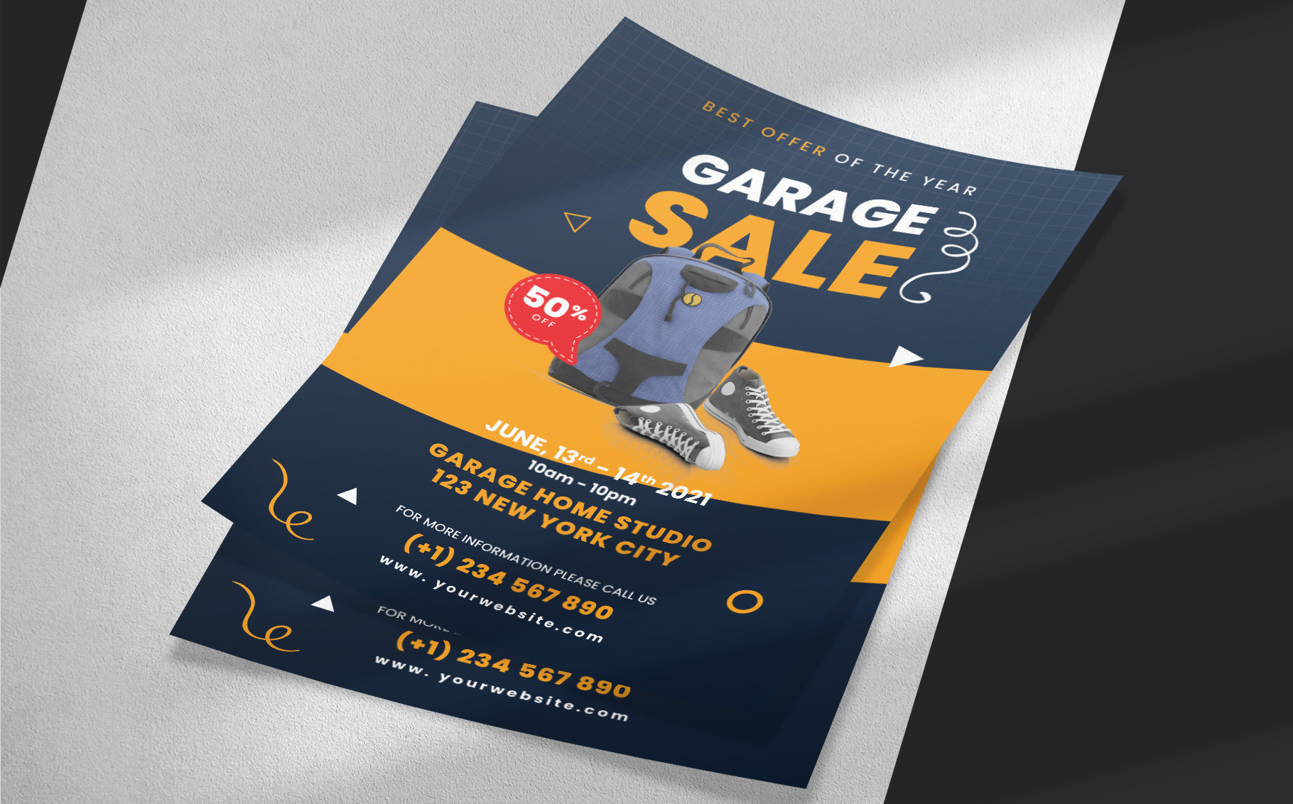 Garage Sale Flyer Template, a Flyer Template by Neermana