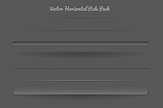 Vector Horizontal Rule Pack, a Templates & Theme by Vectricity Designs ...