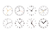 Clock faces wall clocks with numbers, a Graphic by LadadikArt
