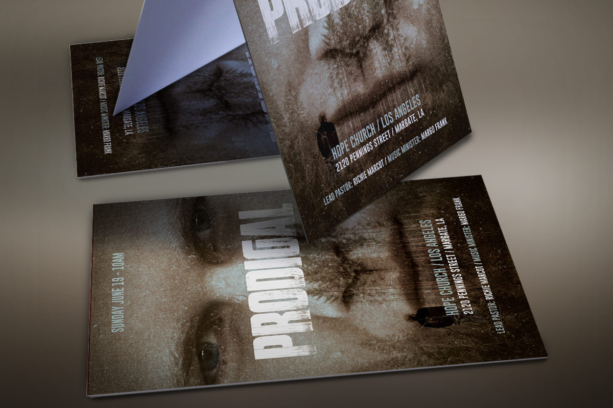 Prodigal Son Flyer Template, a Flyer Template by Godserv Designs