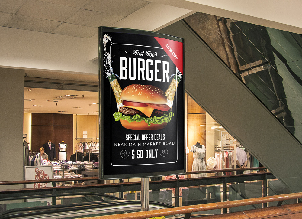 Fast Food Banner Ad Template, a Presentation Template by Psd Templates