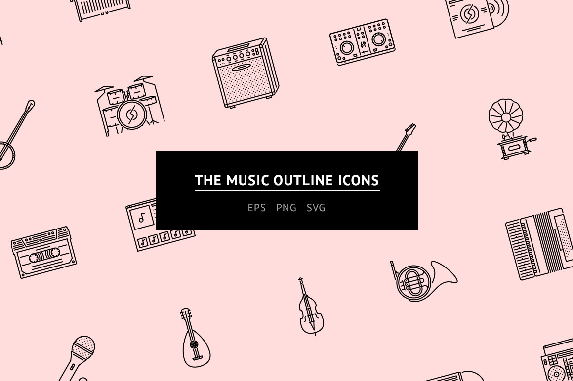 The Music Outline Icons 25, an Outline Icon by Last Spark