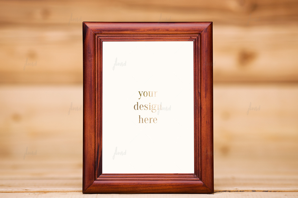 Rustic frame wood background, a Print Template by JustLikeMyDesktop