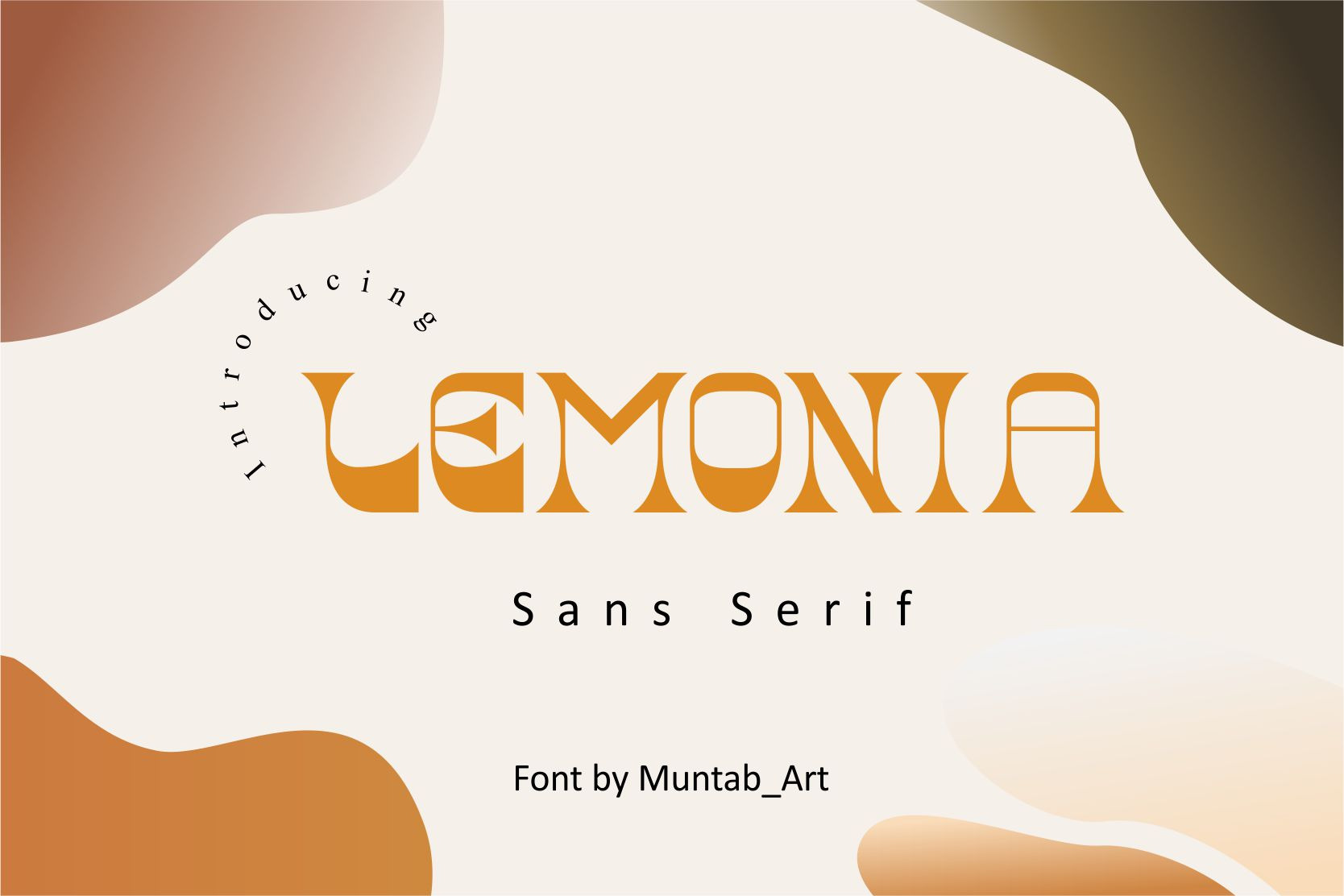 Lemonia | Modern Serif, a Serif Font by Muntab_Art