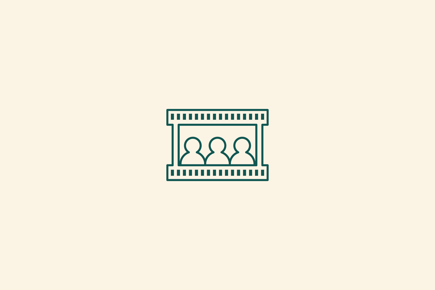 audience movie logo vector