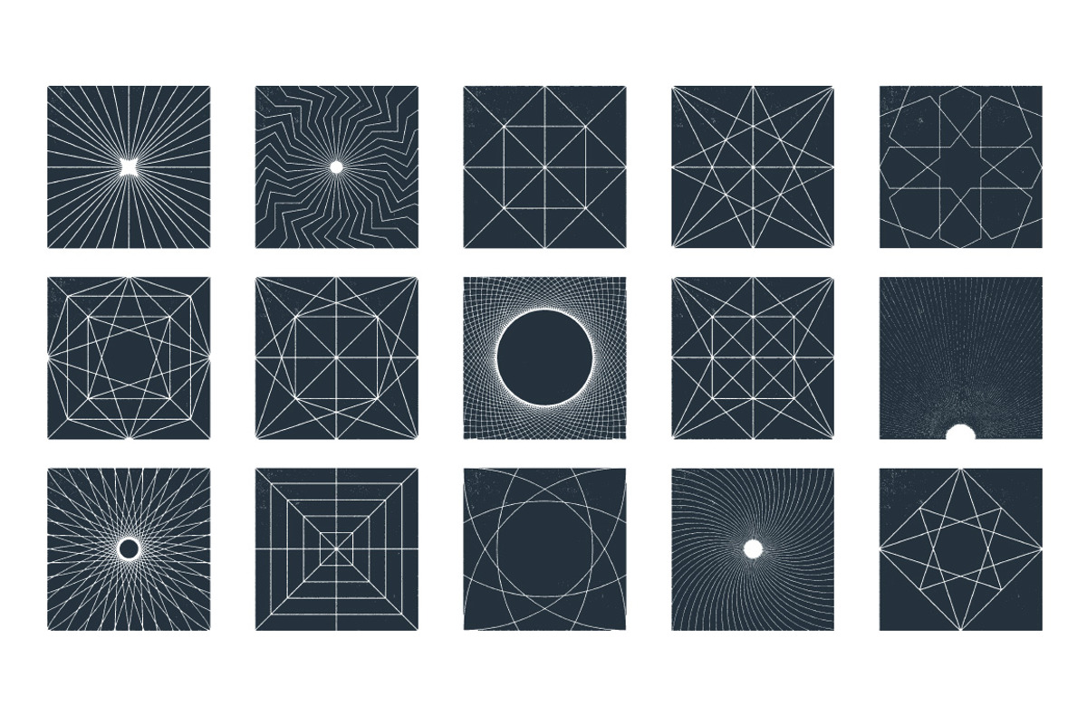 Geometric Vector Textures, a Texture Graphic by RuleByArt