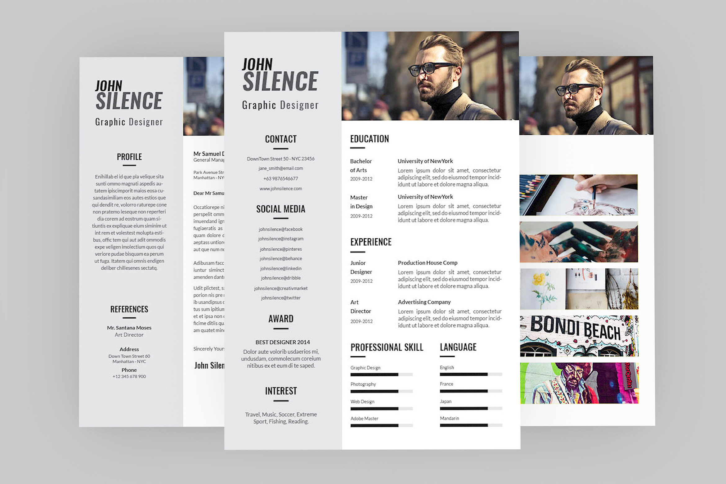 Squeaky Resume Designer, a Resume Template by AQR Studio