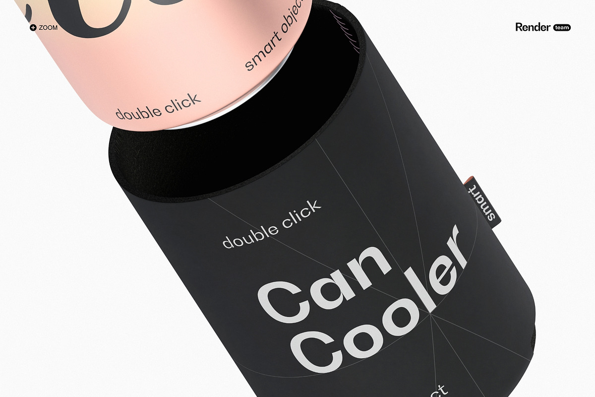 Can Cooler Mockup (6 PSD)
