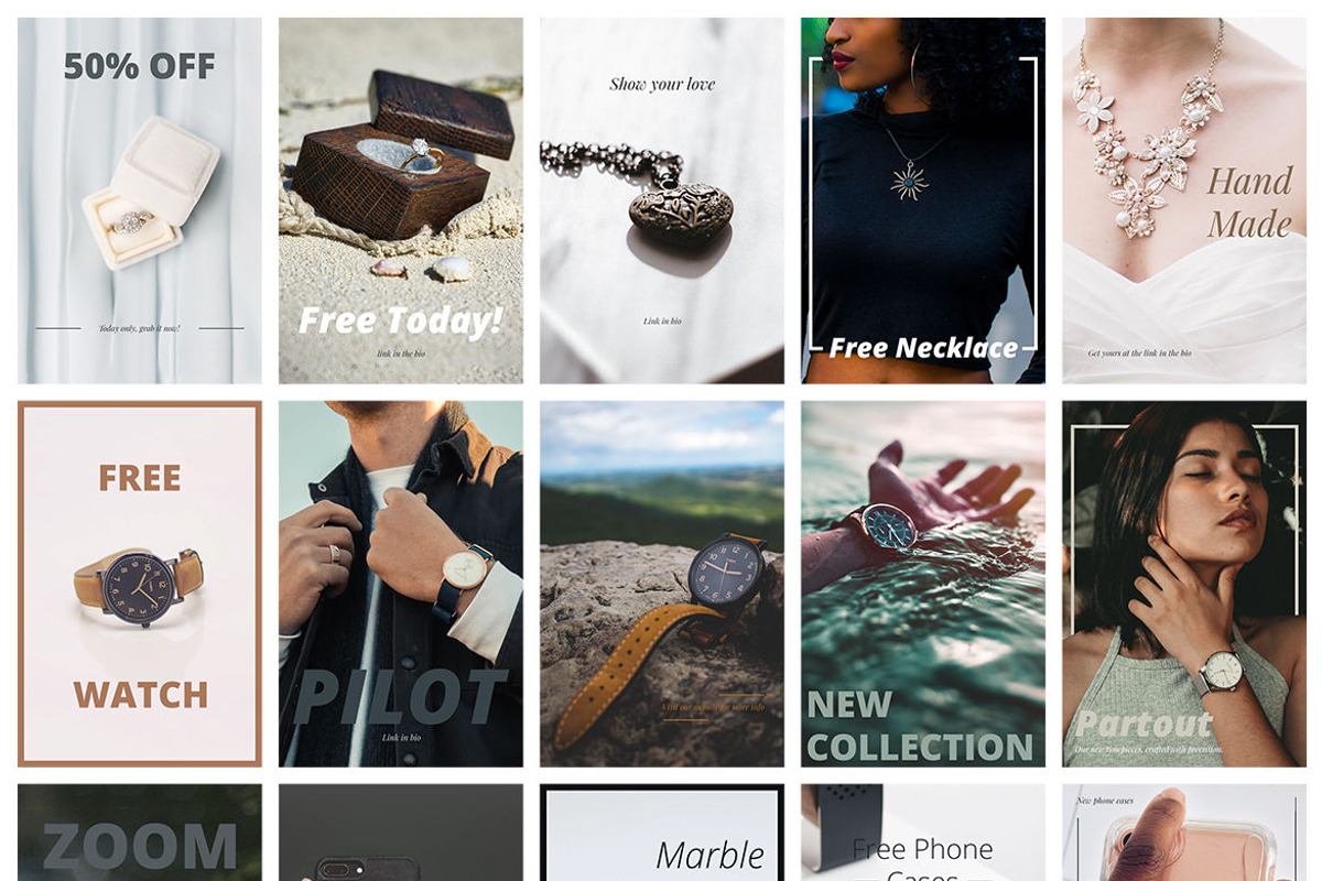 Pinterest Dropshipping Graphics, a Social Media Template by Web Donut