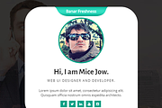 Resume/vCard Template | HTML Templates ~ Creative Market