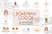 Bohemian logo set, a Branding & Logo Template by Alisovna