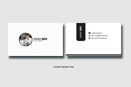 Professional Business Card, a Business Card Template by Madhabi Studio