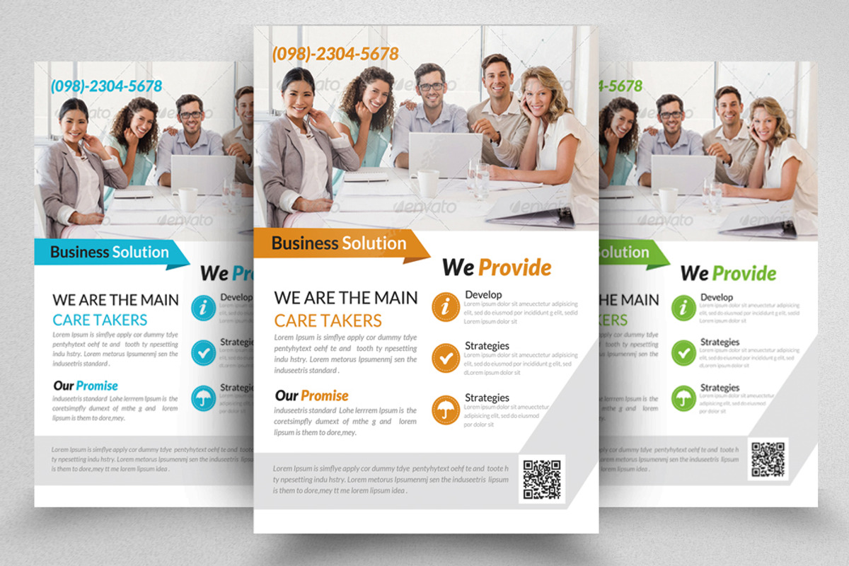 Employment Business Flyer Template, a Flyer Template by Psd Templates