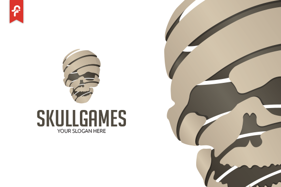 Skull Games Logo, a Branding & Logo Template by ft.studio | Creative Market