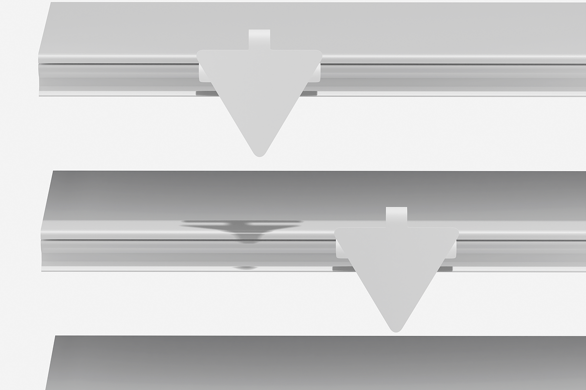 Shelf Triangle Wobbler Mockup, a Packaging Mockup by Permadi Creative