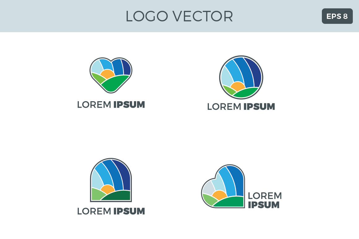 Valley Logo Vector, a Branding & Logo Template by Design Castle