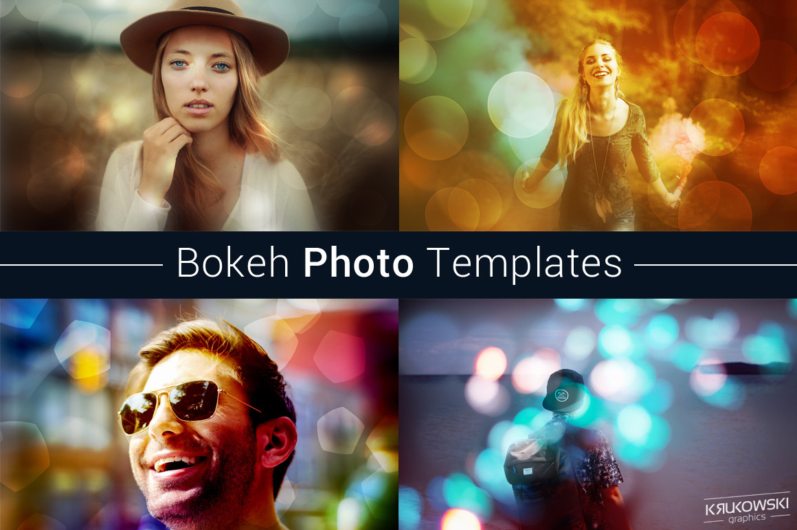 Bokeh Photo Template | Brushes & More ~ Creative Market
